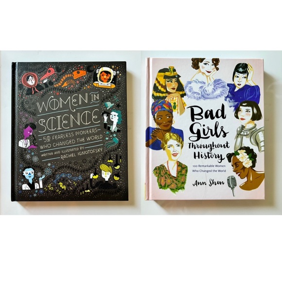 Barnes & Noble | Other | Womens History Lot Of 2 Hardcover Books Feminism Science Educational ...